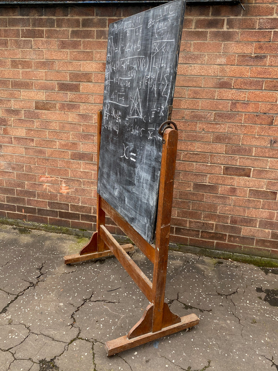 Old school freestanding pivotal blackboard – Red Bank Props